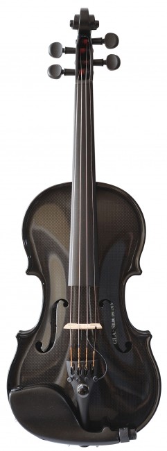 Glasser Carbon Acoustic-Electric Violin, 4/4, black | BVS